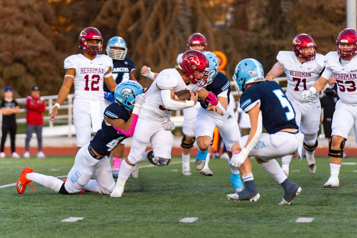 Football playoff roundup: Layton returns 3 INTs for TDs to win; Fremont ...